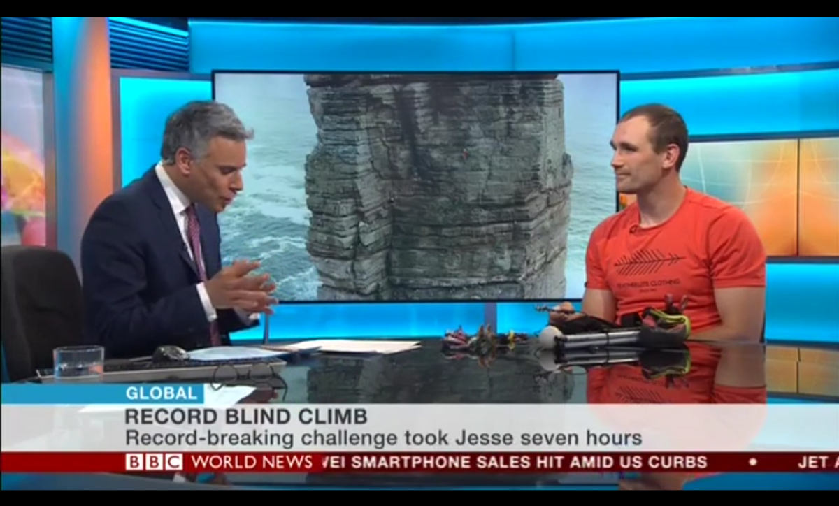 Media Appearances | Jesse Dufton Climbing Blind